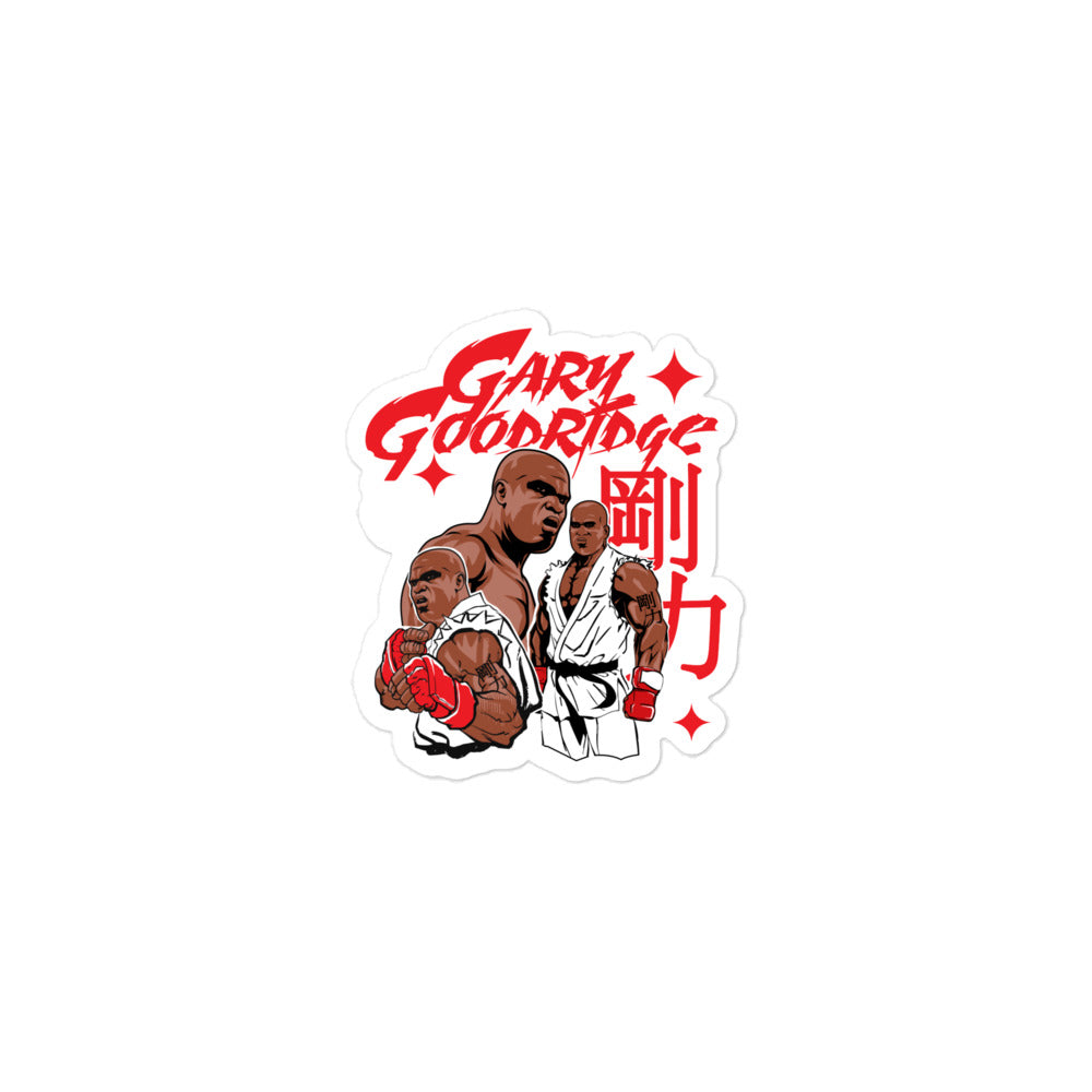 Bubble-free stickers – Gary Goodridge